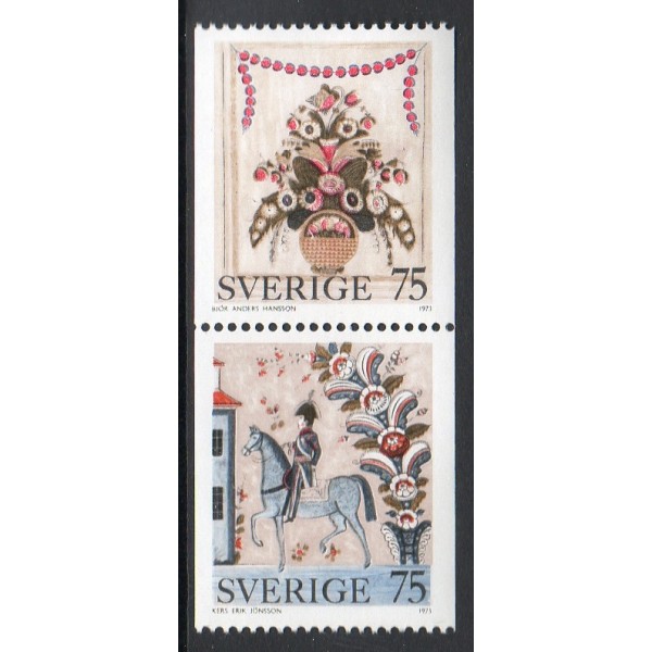 F.847+848SX1, 75 öre Peasant paintings - Online Philately